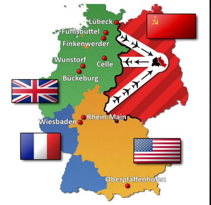 Berlin Airlift Map – Black Family