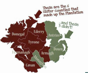 Irish Plantation Map 1600 – Black Family